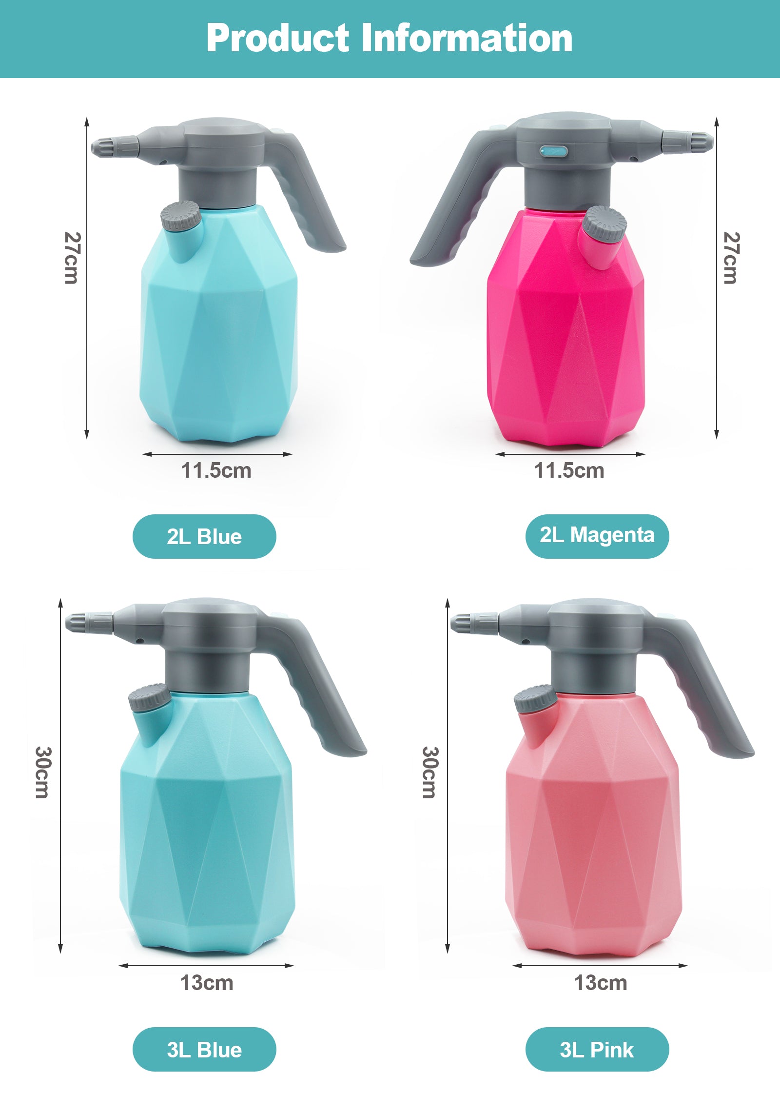 2L/3L Rechargeable Electric Sprayer Bottle– sylstarlight.com