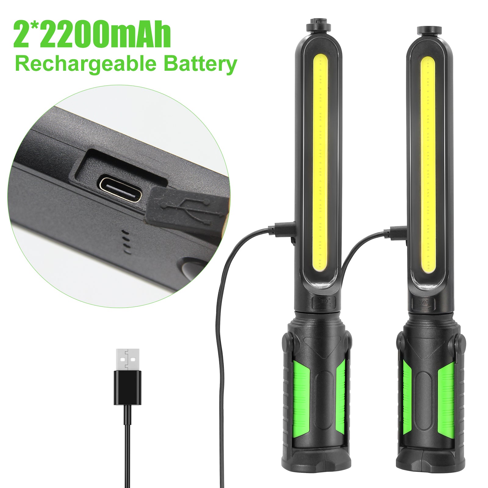 15W 1400LM Adjustable Car Repair LED Work Light– sylstarlight.com