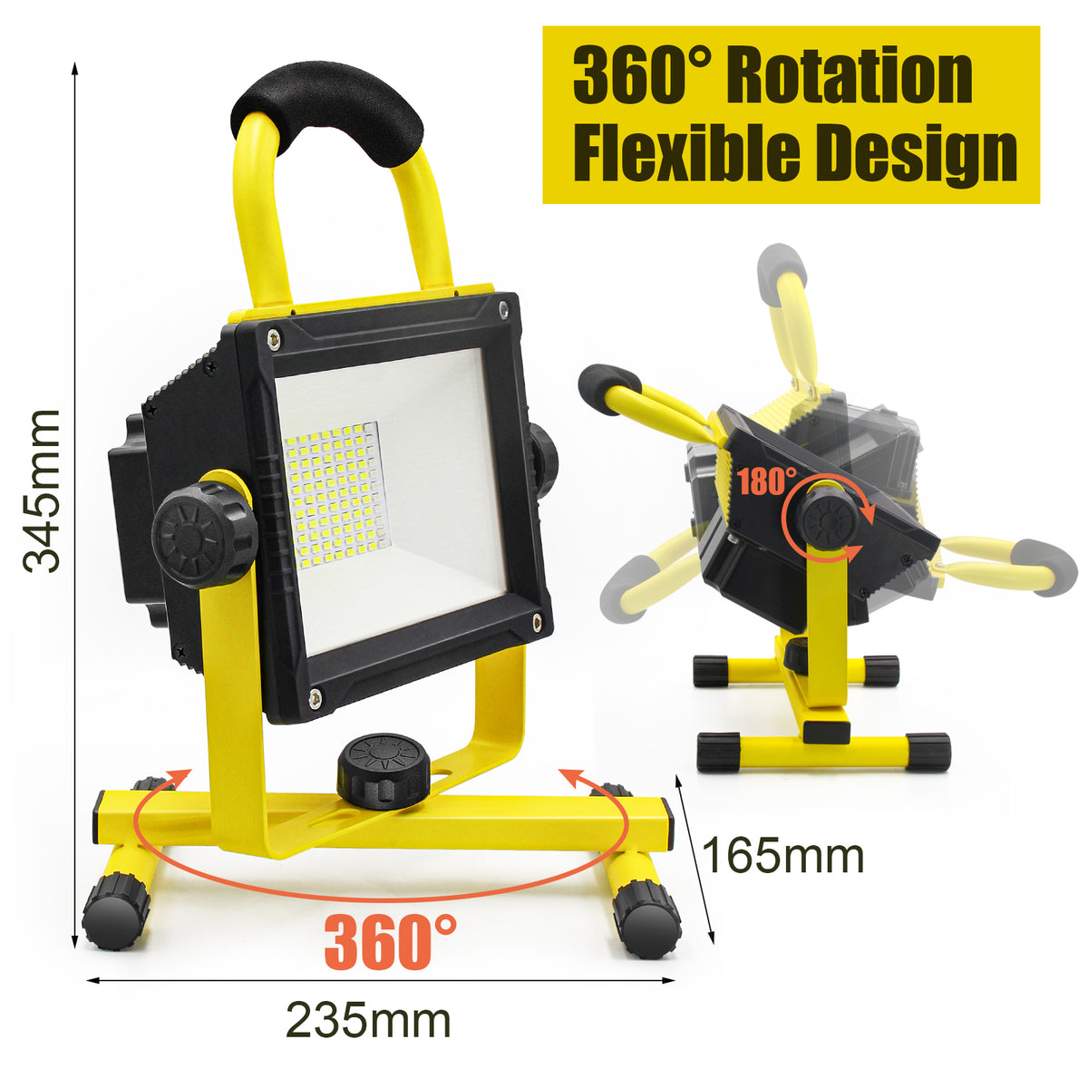 35W 3680LM Adjustable High Brightness LED Work Light– sylstarlight.com
