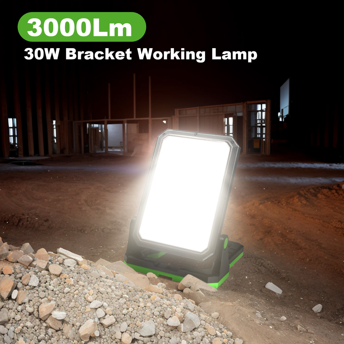 30W 3000LM Bracket Battery LED Work Light– sylstarlight.com