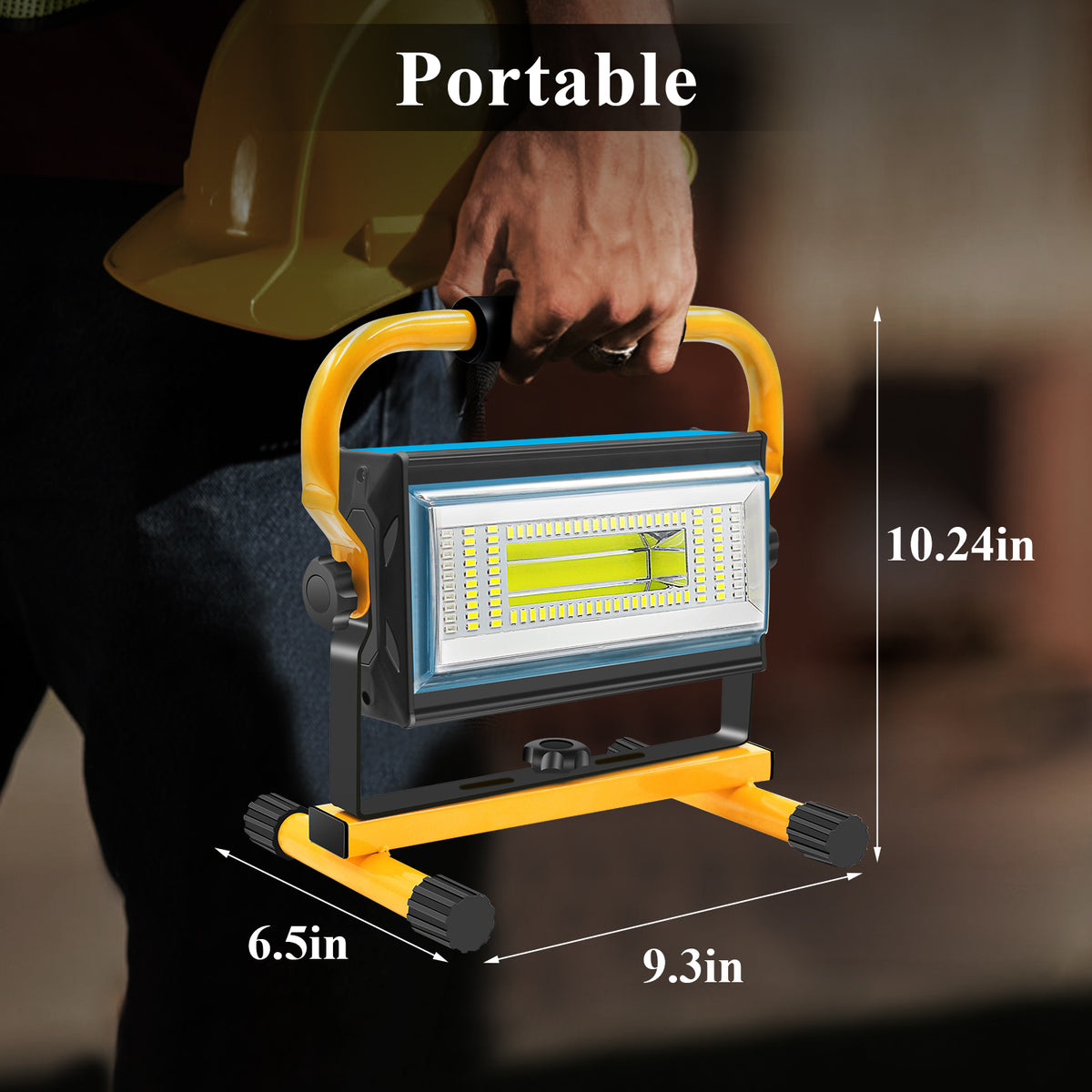 100W COB Rechargeable Work Light– sylstarlight.com