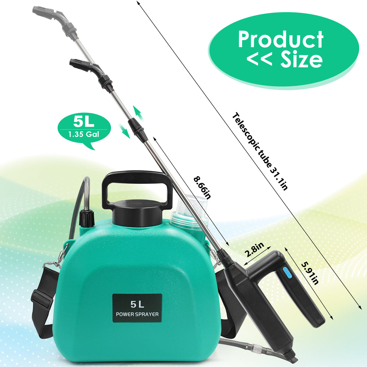 5L Battery Powered Electric Automatic Sprayer– sylstarlight.com