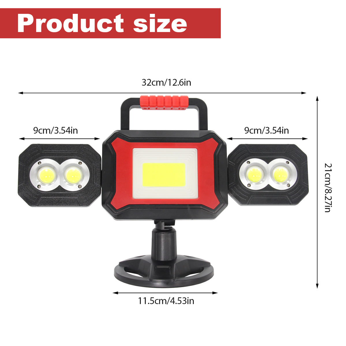 20W 2000LM Portable Battery LED Work Light– sylstarlight.com