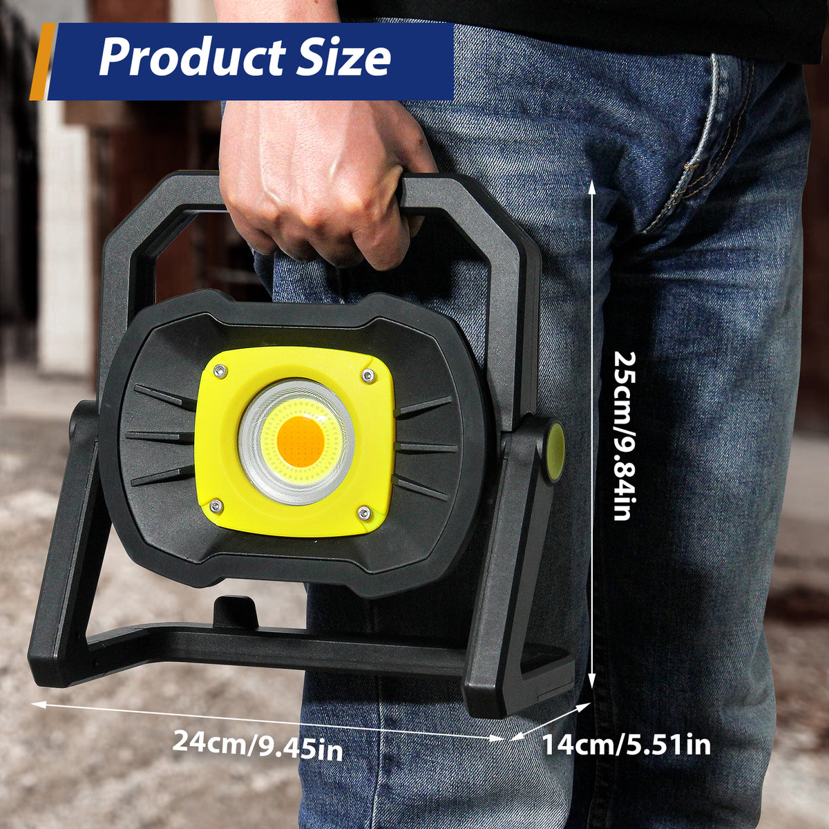 50W 5000LM Adjustable Battery Work Light– sylstarlight.com