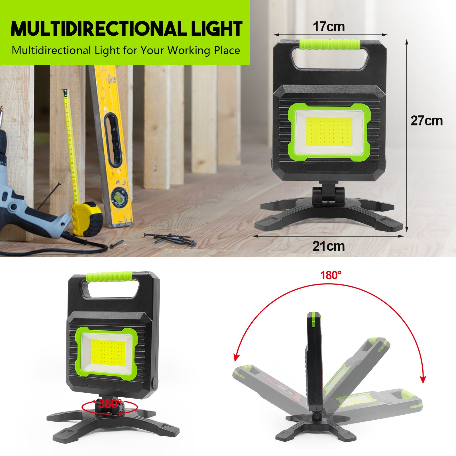 25W COB LED Rechargeable Work Light– sylstarlight.com